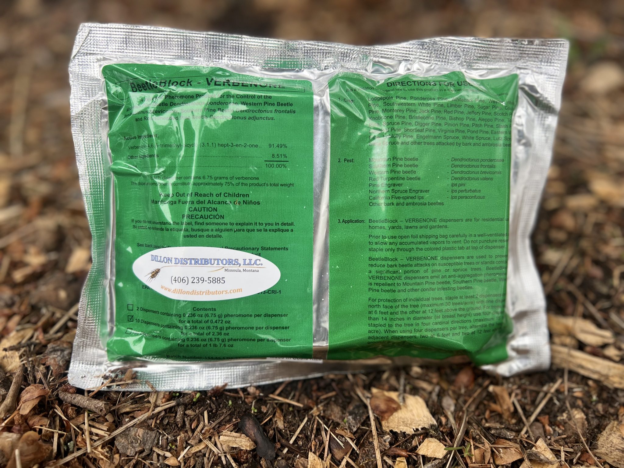 BeetleBlock Verbenone - Dillon Distributors